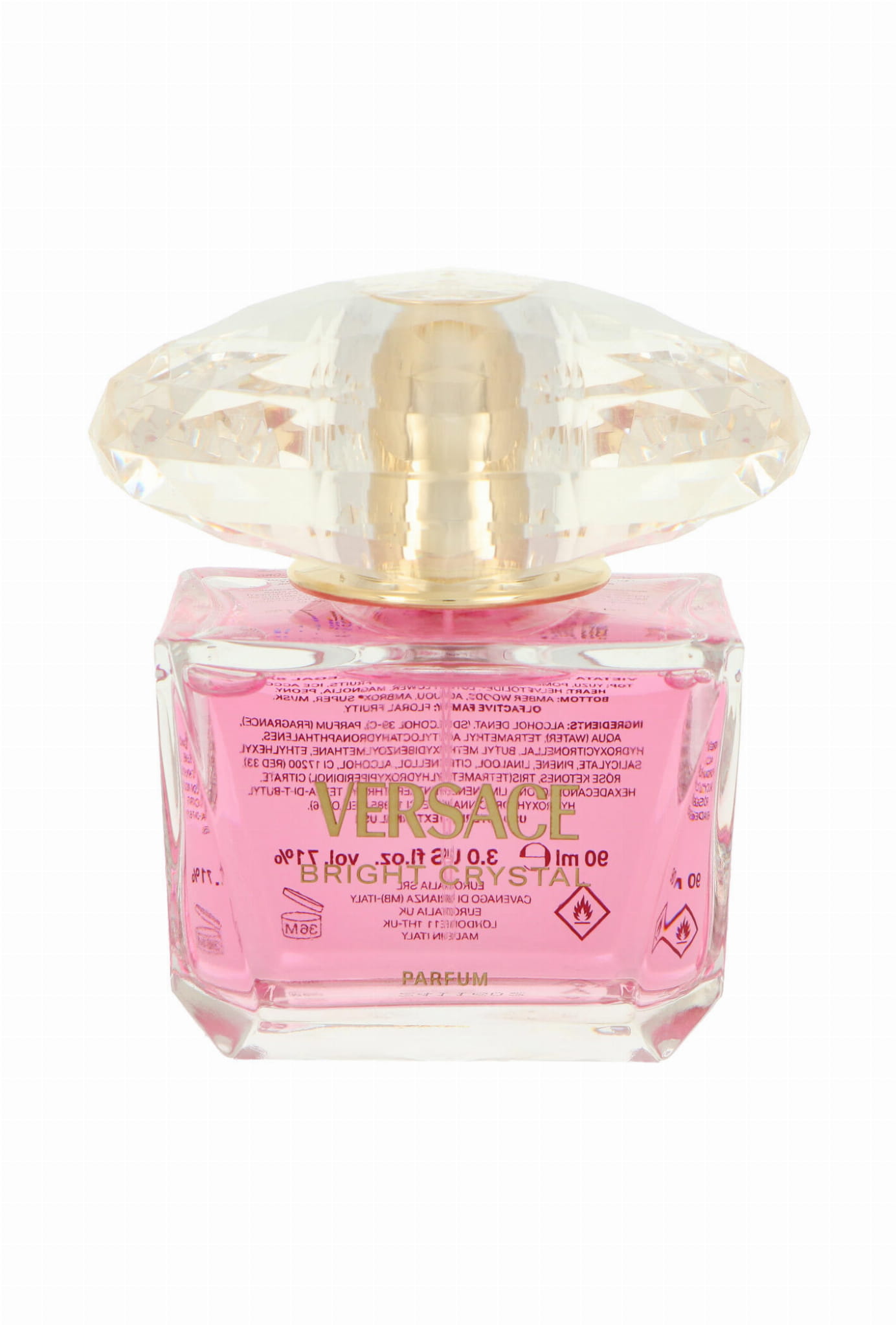 Tester Versace Bright Crystal Parfum 90ml Fragrant